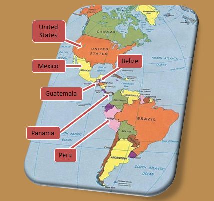 Famous Historic Buildings & Archaeological Sites in the Americas, South ...